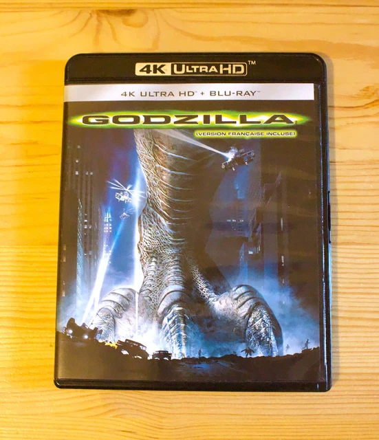 GODZILLA 4K UHD Blu-ray 1998 Roland Emmerich Matthew Broderick Jean Reno $29.99 - PicClick CA