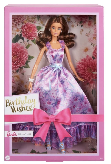 BARBIE SIGNATURE ANNIVERSAIRE Wishes de Collection Poupée Lilas Robe Jouet À EUR 54,26 - PicClick FR