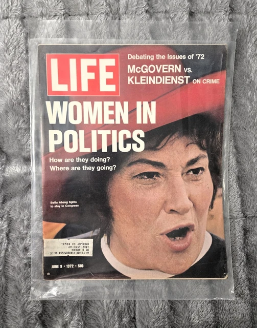 LIFE MAGAZINE --JUNE 9TH, 1972 ISSUE Women In Politics McGovern ...