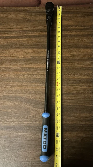 MATCO TOOLS CFR248BLFX 1/2 Drive Locking Flex Ratchet 27.5" Long Blue ...