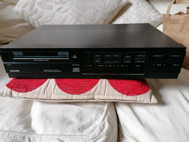 PHILIPS CD460 COMPACT Disc Player 1986 With Tda1541 Dac Good Working ...
