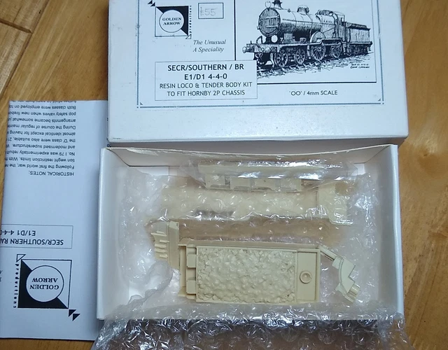 BOXED GOLDEN ARROW 4mm OO Scale Resin SECR SR BR 4-40 Class E1/D1 Loco ...