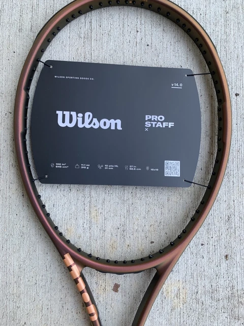 WILSON PRO STAFF X V14 Tennis Racket - 3/8 grip, free shipping $180.00 ...