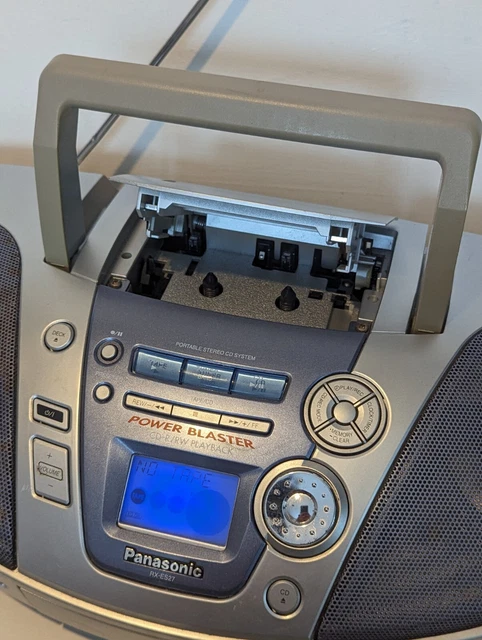 LECTEUR CASSETTE RADIO CD Panasonic RX-ES27 boombox entièrement ...