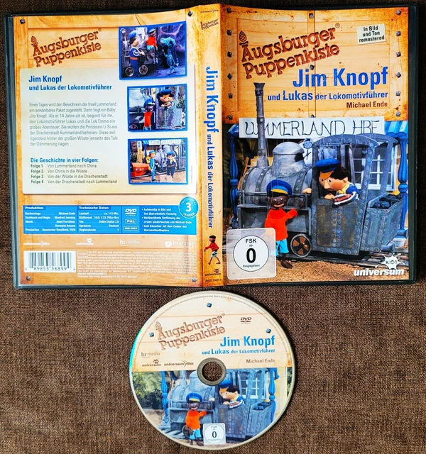 DVD REMASTERED: JIM Knopf und Lukas der Lokomotivführer (1977) Augsburger Puppen EUR 2,99 ...