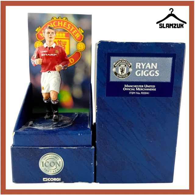 RYAN GIGGS SCULPTURED Metal Figure Corgi Icon Special Edition ...
