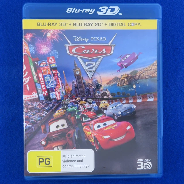 DISNEY PIXAR CARS 2 3D & Blu Ray - Owen Wilson - Blu Ray - Fast Postage ...