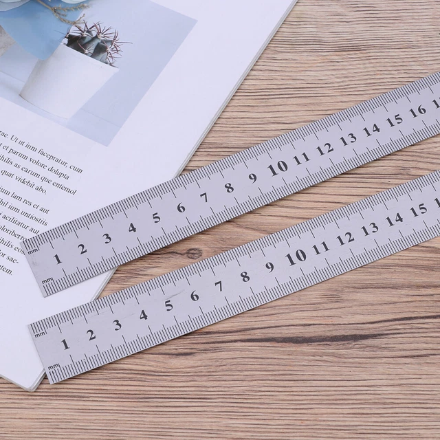 10 PCS ANGLE Ruler Millimeter Ruler Metric Rulers Metal Meterstick £16. ...