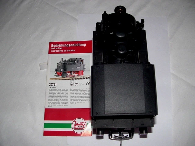 LGB 20761.1 DAMPFLOK mit Decoder u,Beschreibung und Dampf ohne OVP EUR ...