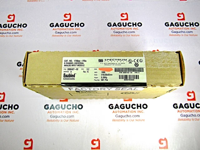 SURPLUS OPEN SPECTRUM Controls 1756sc-IF8u /A ControlLogix Analog ...