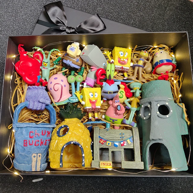 SPONGEBOB SQUAREPANTS PINEAPPLE House Fish Tank Aquarium Ornament ...