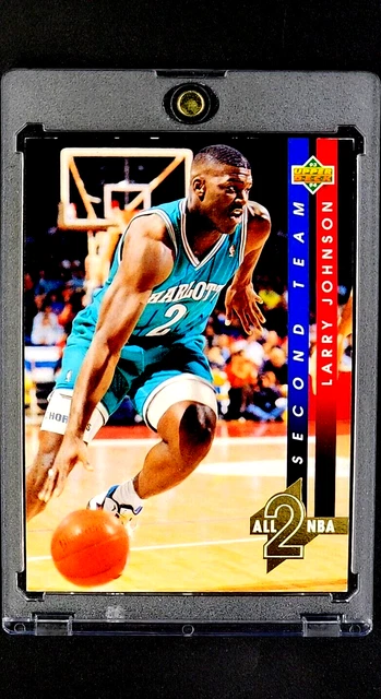 1993-94 UD UPPER Deck All NBA Insert #AN7 Larry Johnson Charlotte ...