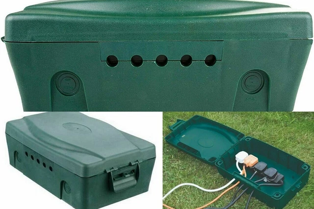 MASTERPLUG WATERPROOF OUTDOOR Electric Socket Junction Box IP54 Garden ...