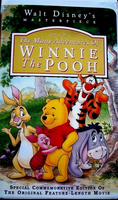 THE MANY ADVENTURES of Winnie the Pooh (VHS, 1996, Disney) $27.60 ...