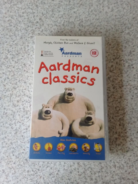 AARDMAN CLASSICS VHS Pal Uk Nick Parks 2.5 Hours Animations New Sealed ...
