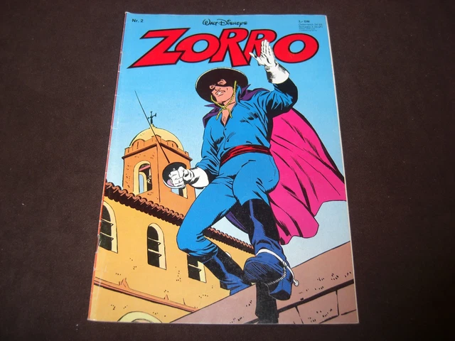 COMIC-HEFT ZORRO 2/1979, Ehapa, Mickyvision, Micky Maus Beilage, TOP ...