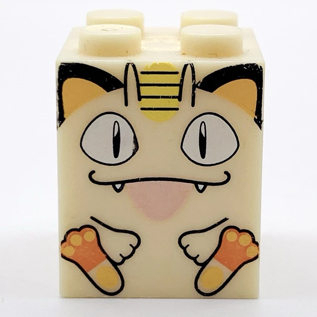 POKEMON MEOWTH MEGA Block Mascota Mini Figura Miniatura Juguete ...