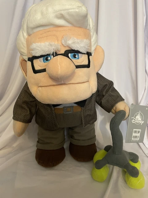 OFFICIAL DISNEY STORE Pixar's Up - Carl Mr Fredrickson Medium 14" Plush ...