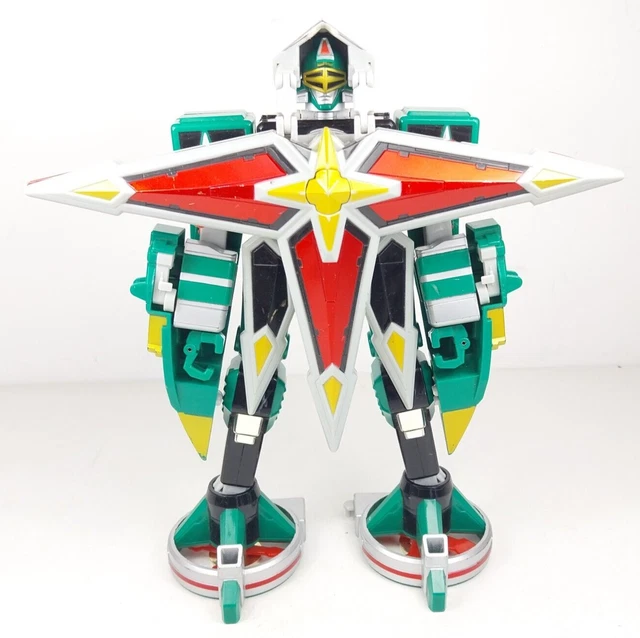 POWER RANGERS NINJA Storm Deluxe Samurai Star Lightning Megazord Bandai ...