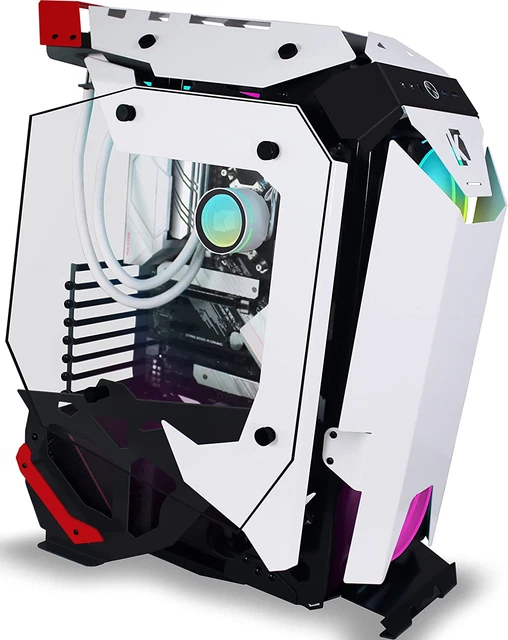 KEDIERS PC CASE - ATX Tower Tempered Glass Gaming PC Open Frame,C650 £ ...