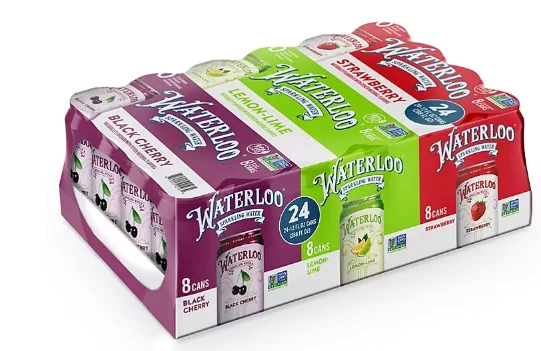 WATERLOO SPARKLING WATER Variety Pack (12 fl. oz., 24 pk.) £20.94 - PicClick UK