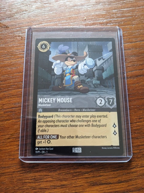 DISNEY LORCANA MICKEY Mouse GenCon 2023 Promo Card $256.51 - PicClick CA