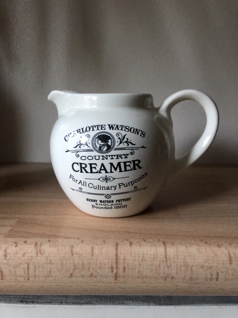 CHARLOTTE WATSON’S COUNTRY Creamer Jug Henry Watson Pottery £4.99 ...