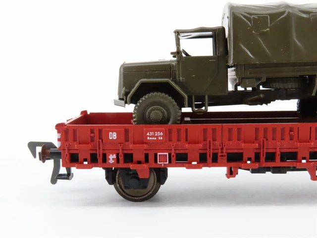 HO SCALA FLEISCHMANN 5222 ferrovie dello Stato vagone piatto #431256 ...