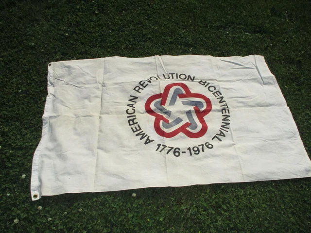 VINTAGE USA AMERICAN Revolution Bicentennial 1776-1976 Flag (57" x 36 ...