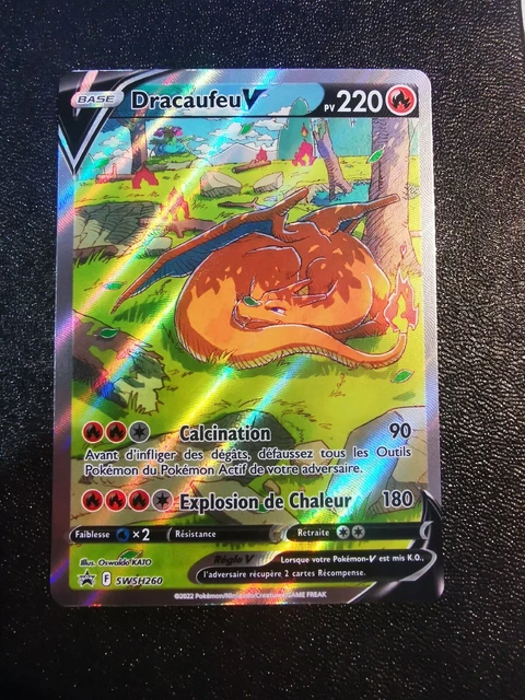CARTE POKEMON DRACAUFEU V SWSH260 - Promo Coffret Ultra Premium FR NEUF ... CARTE POKEMON DRACAUFEU V SWSH260 - Promo Coffret Ultra Premium FR NEUF ...