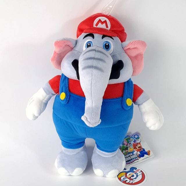PLUSH PELUCHE SUPER Mario Bros. Wonder: Elephant Mario (26cm) Doll Toy ...
