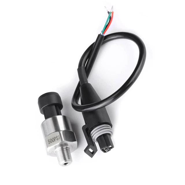 STAINLESS STEEL 500PSI Pressure Transducer Sender Sensor for Oil Fuel ...
