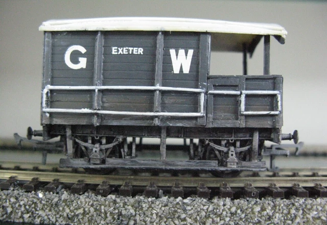 OO GAUGE FINESCALE Kit Built Gwr 10 Ton Brake Van (Lot 48) £11.99 ...