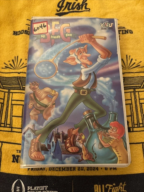 BFG BIG FRIENDLY Giant VHS Screener Roald Dahl Just For Kids Home ...