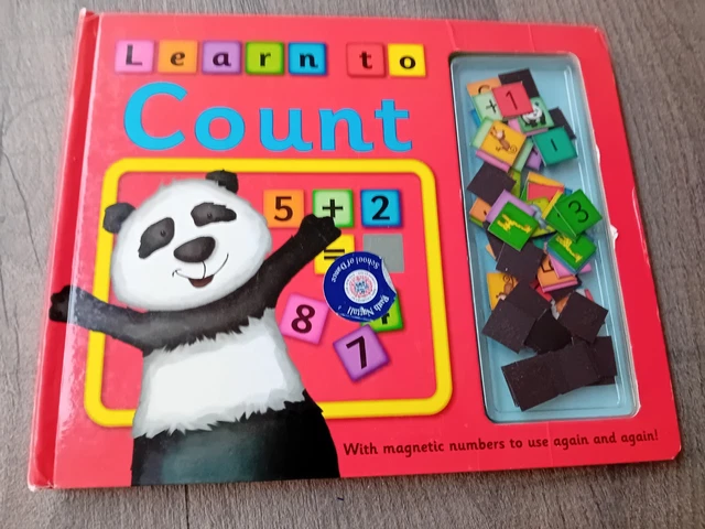 CHILDRENS COUNTING BOOK Learn To Count With Magnetic Numbers by Nicola ...