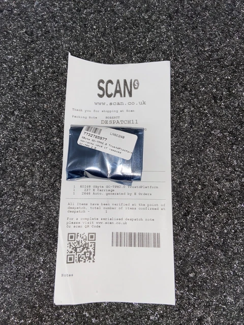 GIGABYTE GC-TPM2.0 - TPM Header Key 2.0 - Trusted Platform Module - In ...