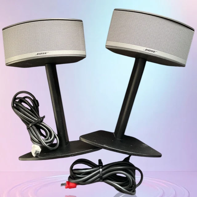 GENUINE BOSE COMPANION 5 Multimedia Computer Speakers w/ Stands Left ...