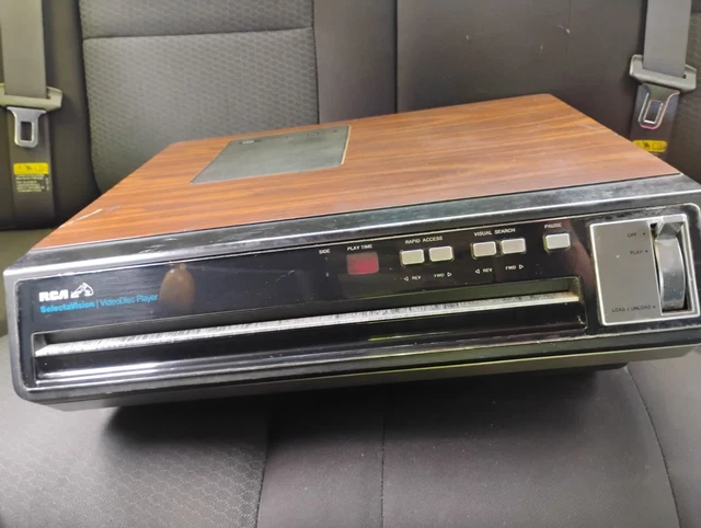RCA SELECTAVISION CED Video Disc Player - Model SFT 100 W - Good ...