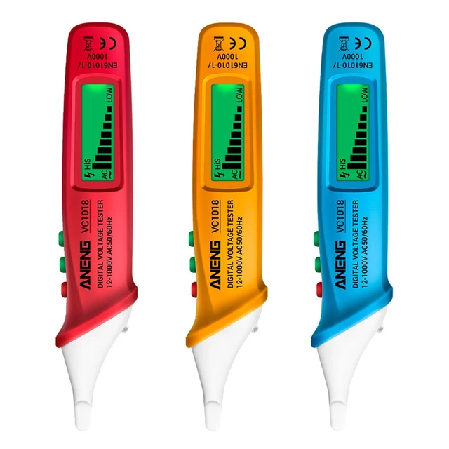 SENSOR VOLTAGE PEN Digital Intelligent AC Voltage Meter 12V-1000V ...