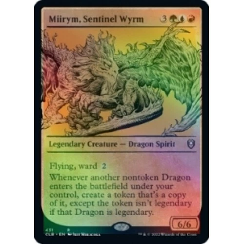 FOIL MIIRYM, SENTINEL WYRM (SHOWCASE) Commander Legends: Battle For ...