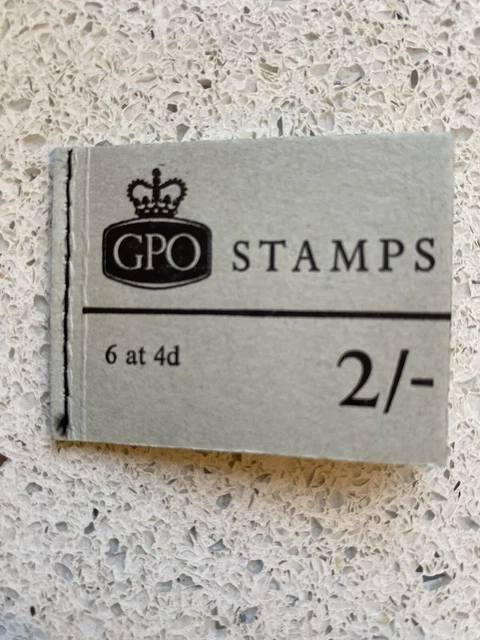 GPO STAMPS BOOKLET Of 6 at 4d (total 2/-) September 1968 £2.50 ...
