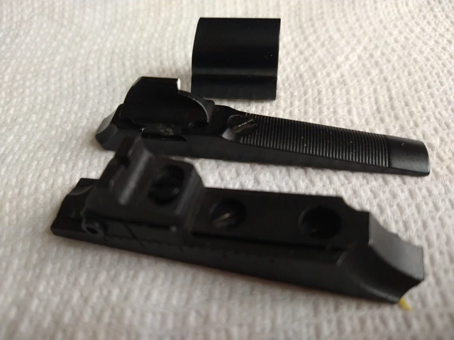 REMINGTON FRONT/ REAR SIGHT w/HOOD and screws Models 760 7600 742 7400 ...
