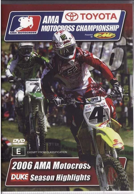 AMA MOTOCROSS CHAMPIONSHIP 2006 - Season Highlights DVD $47.00 ...