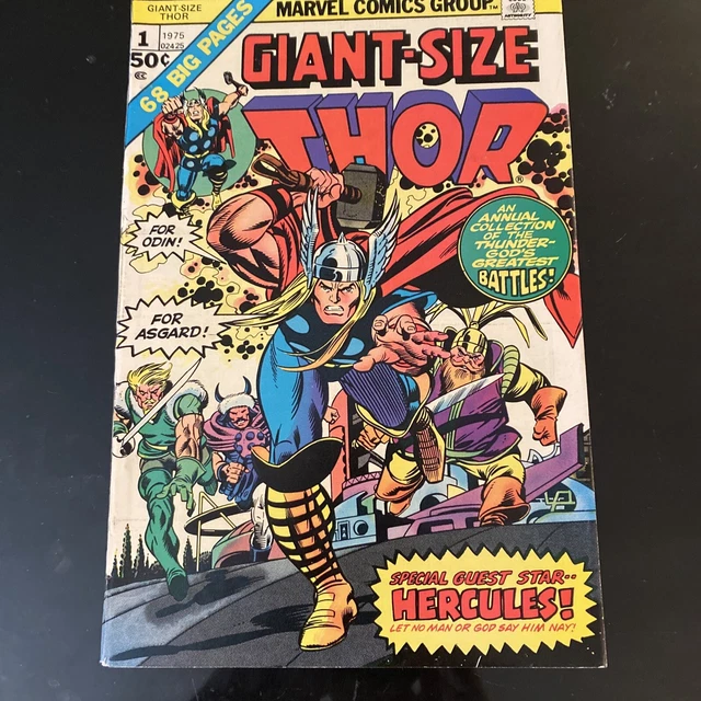 GIANT-SIZE THOR #1 (Thor vs Hercules!) 1975 "Vintage"high Grade £7.75 ...