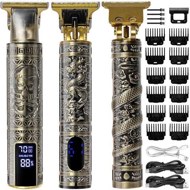 PROFESSIONAL MEN HAIR Clippers Trimmer Machine Cordless Beard Electric ...