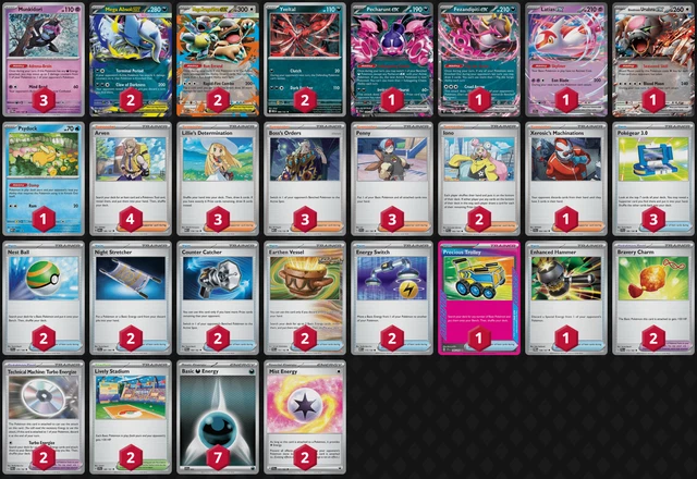 MEGA ABSOL BOX Pokemon Competitive TCG 60 Card Deck Tournament Ready ...