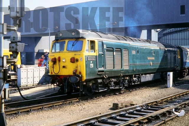 35MM SLIDE BR British Rail Diesel Locomotive Class 50 50007 1986 ...