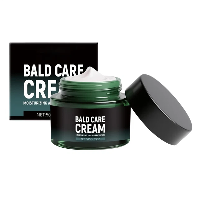 BALD CREAM SCALP Care Cream Natural Anti-Shine Effect Nourishing For ...