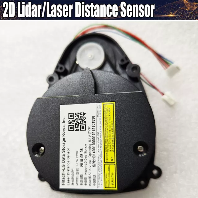 360° 2d Laser Radar Range Scanner Lidar Sensor Module Robotic Obstacle Avoidance £47 99