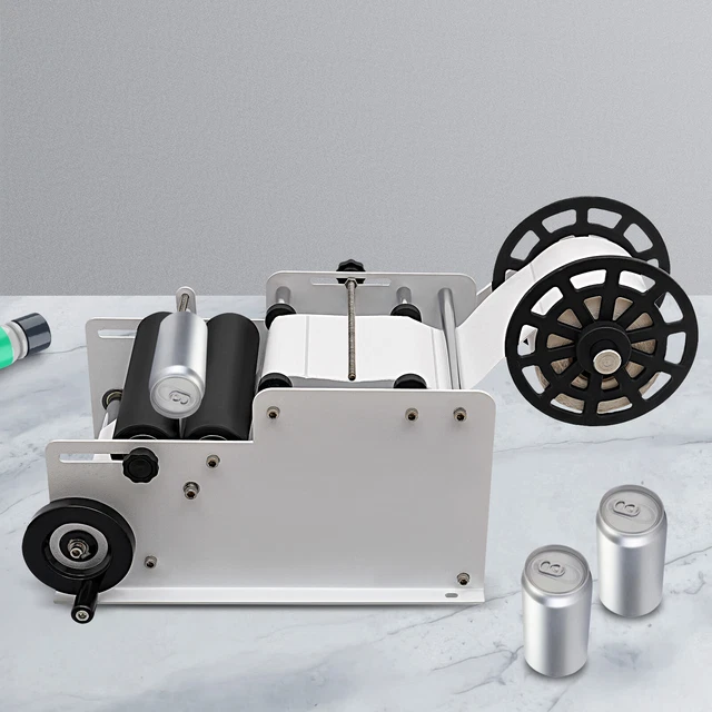 MANUAL ROUND BOTTLES Label Applicator Round Bottle Labeling Machine 10 ...